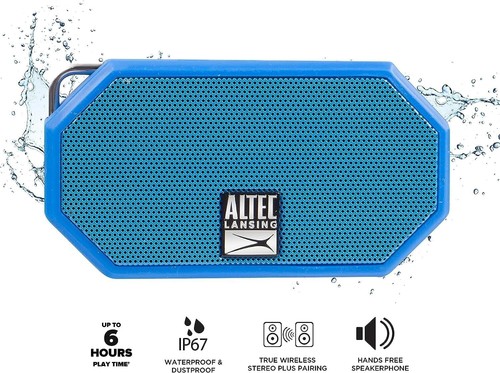 Altec Lansing Mini H2O - Waterproof Bluetooth Speaker, Blue | eBay