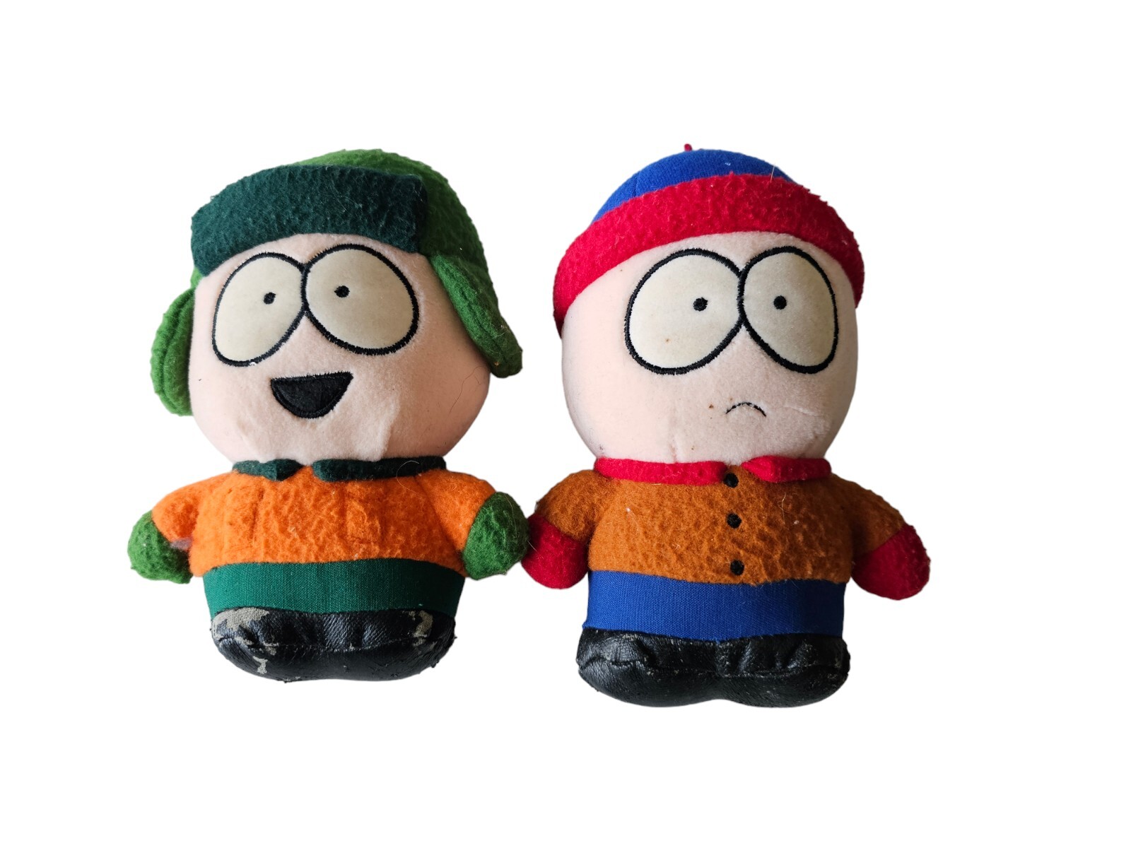 1998 Lot of 2 South Park Kyle & Stan 6" Plush Dolls Authentic Fun 4 All ...