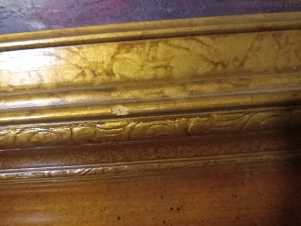 Vintage R. Wilcox Framed Original Oil On Canvas Still Life Painting 24 ...