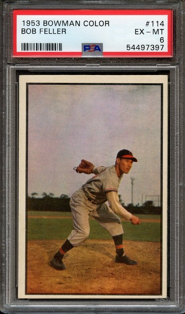 1953 Bowman Color - #114 Bob Feller for sale online | eBay