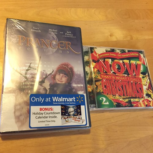 PRANCER RETURNS DVD - BRAND NEW FACTORY SEALED + BONUS Christmas CD SET ...