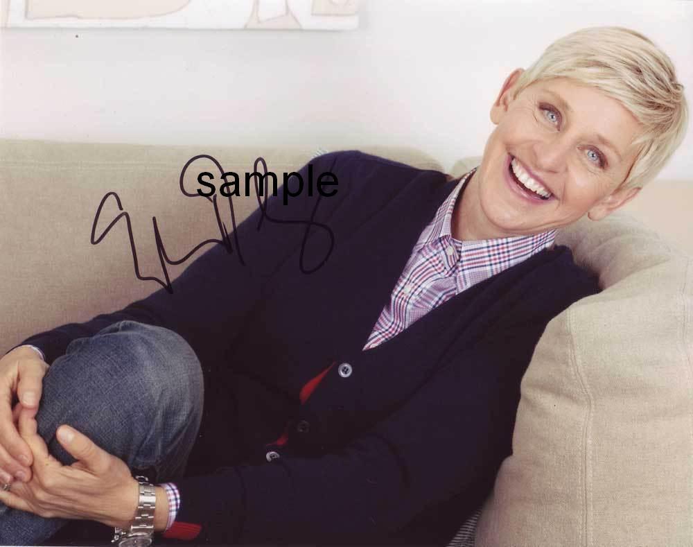 ELLEN DEGENERES #3 REPRINT 8X10 AUTOGRAPHED SIGNED PHOTO PICTURE ...