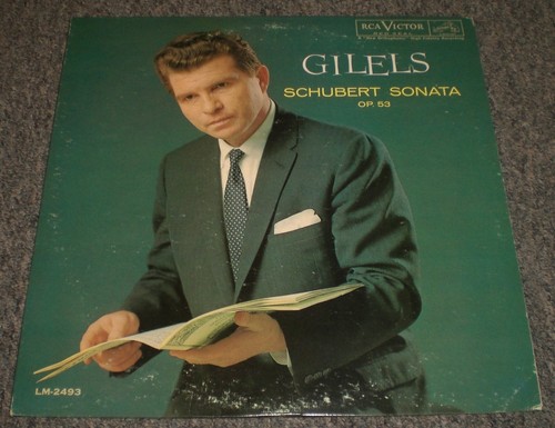 Schubert Sonata Gilels~1961 Shaded Dog MONO Pressing~Original Inner~RCA ...