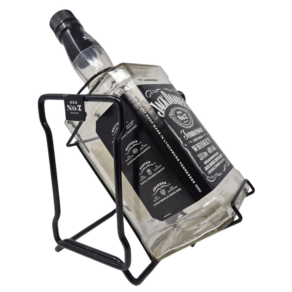 🔥 Jack Daniels JD Tennessee Whiskey 3 Litre Cradle Swing Empty Bottle ...