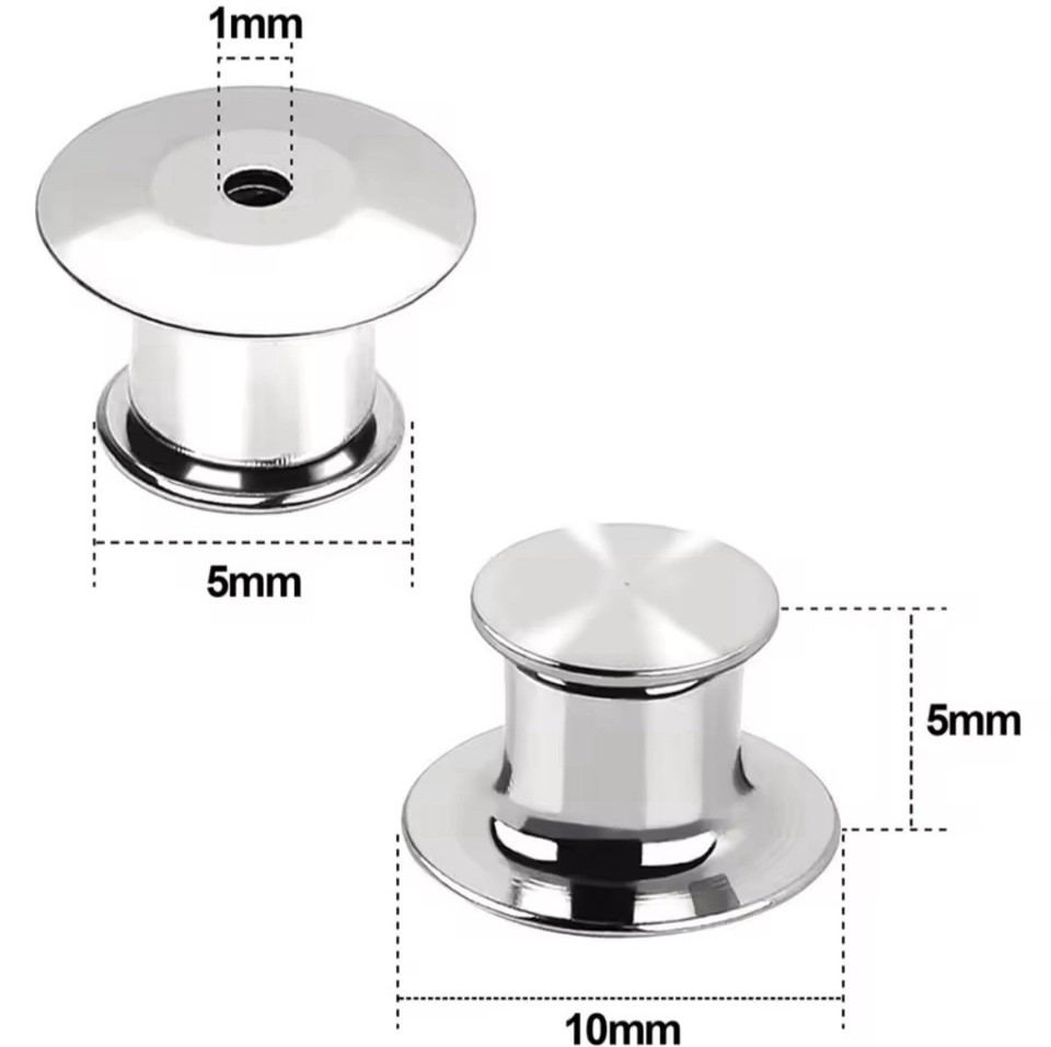 Metal Pin Backs 25pc Set Metal Pin Backers Silver Circle Pin Safety Pin ...