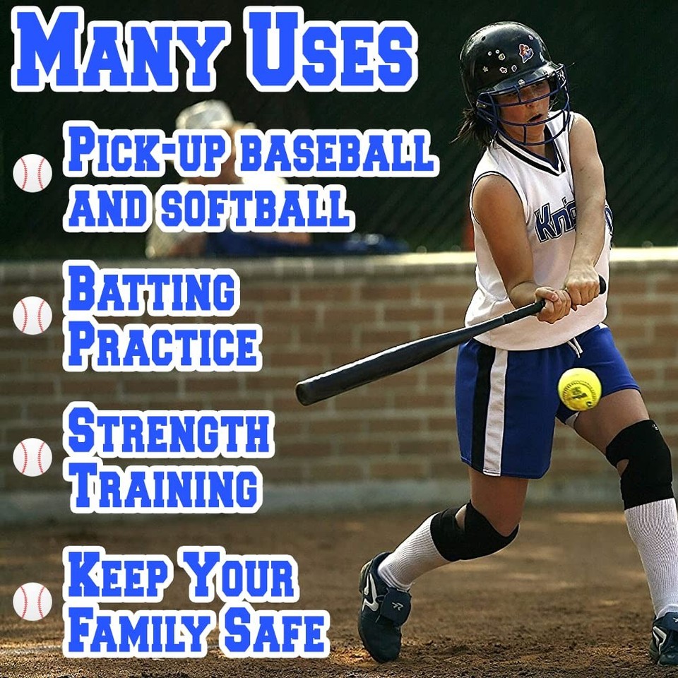 Aluminum Baseball Bat - 28 Inch 35 Oz - Softball, Self Defense, Batting ...