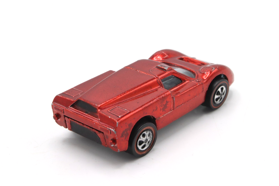 Vintage Hot Wheels Redlines Ford J Car Spectraflame Red Loose Diecast ...