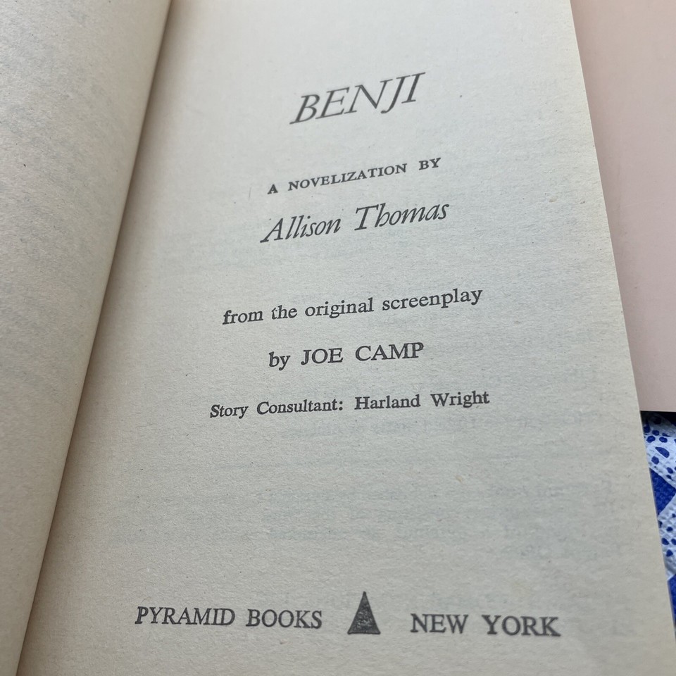 Benji by Joe Camp and Alison Thomas (Mass Market) 9780515036671| eBay
