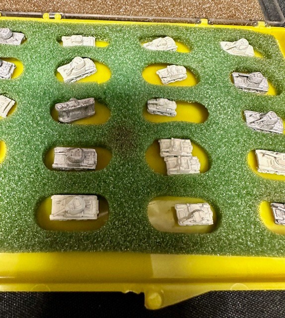 War Gaming Miniatures Armor - 6MM TANKS ARMOR 1/285 Micro Armor C in C ...