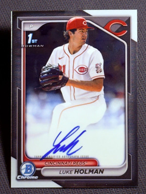 2024 Bowman Chrome 1st PROSPECT ROOKIE AUTO Luke Holman, Item 1 | eBay