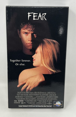 Fear VHS 1996 Mark Wahlberg Reese Witherspoon Blockbuster excellent ...