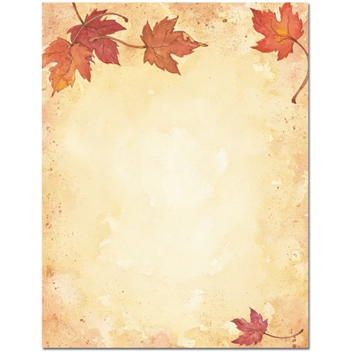 Thanksgiving Letter Head Borders