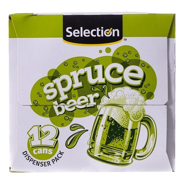 12 Cans of Selection Spruce Beer Soda Soft Drink 355ml Each | eBay