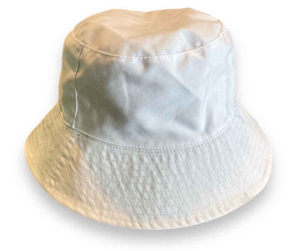 Women's Reversible Black Floral Daisy & White Bucket Hat | eBay