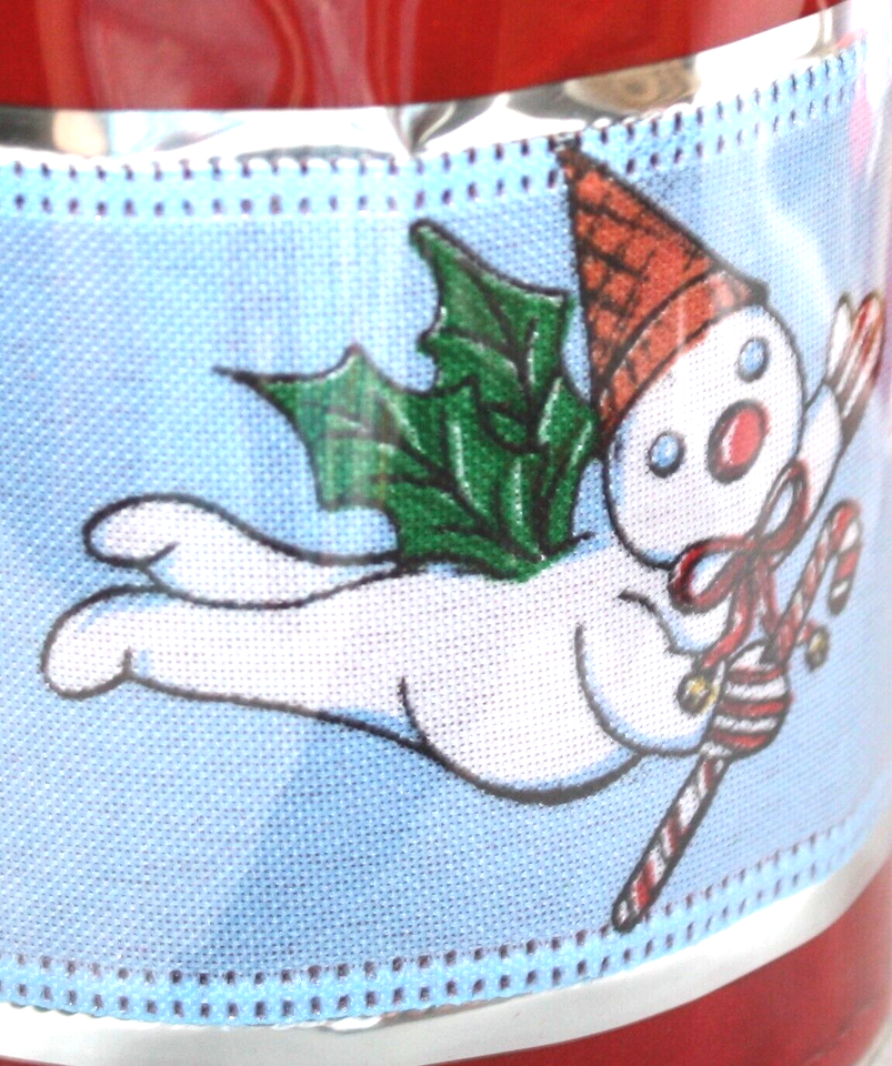 MR. MR BINGLE DILLARD’S CHRISTMAS BLUE & RED VELVET WIRE EDGED RIBBON ...