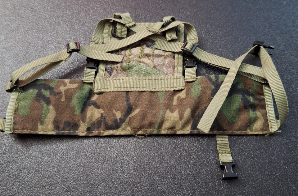 1:6 scale M81 Woodland Camo Ranger Assault Carry Kit (RACK) Harness | eBay