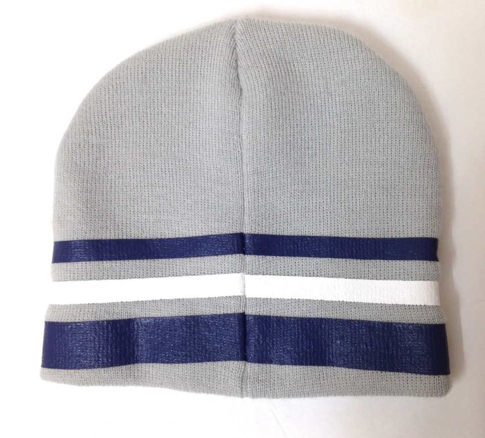 NEW men/women STAR WARS BEANIE retro gray blue 8-bit pixel winter knit ...