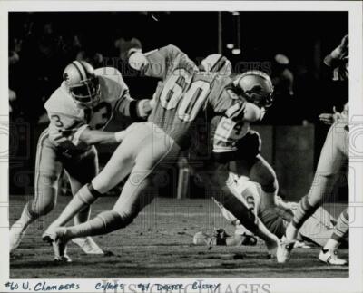1979 Press Photo Wally Chambers at Buccaneers Versus Lions Football ...