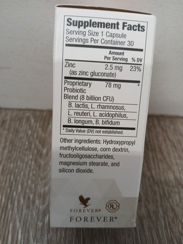Forever Active Pro-B Probiotics 6 Strains Zinc Gut Flora NEW SEALED | eBay