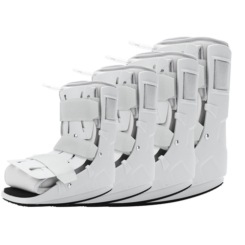 Foam Pneumatic Walking Boot Ankle Strap Support Foot Orthosis Plantar ...