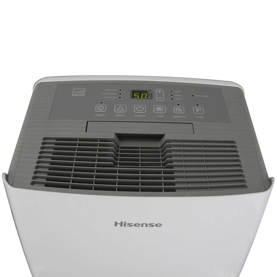 Hisense 70 PT Pint with Built-In PUMP Energy Star Dehumidifier Like ...