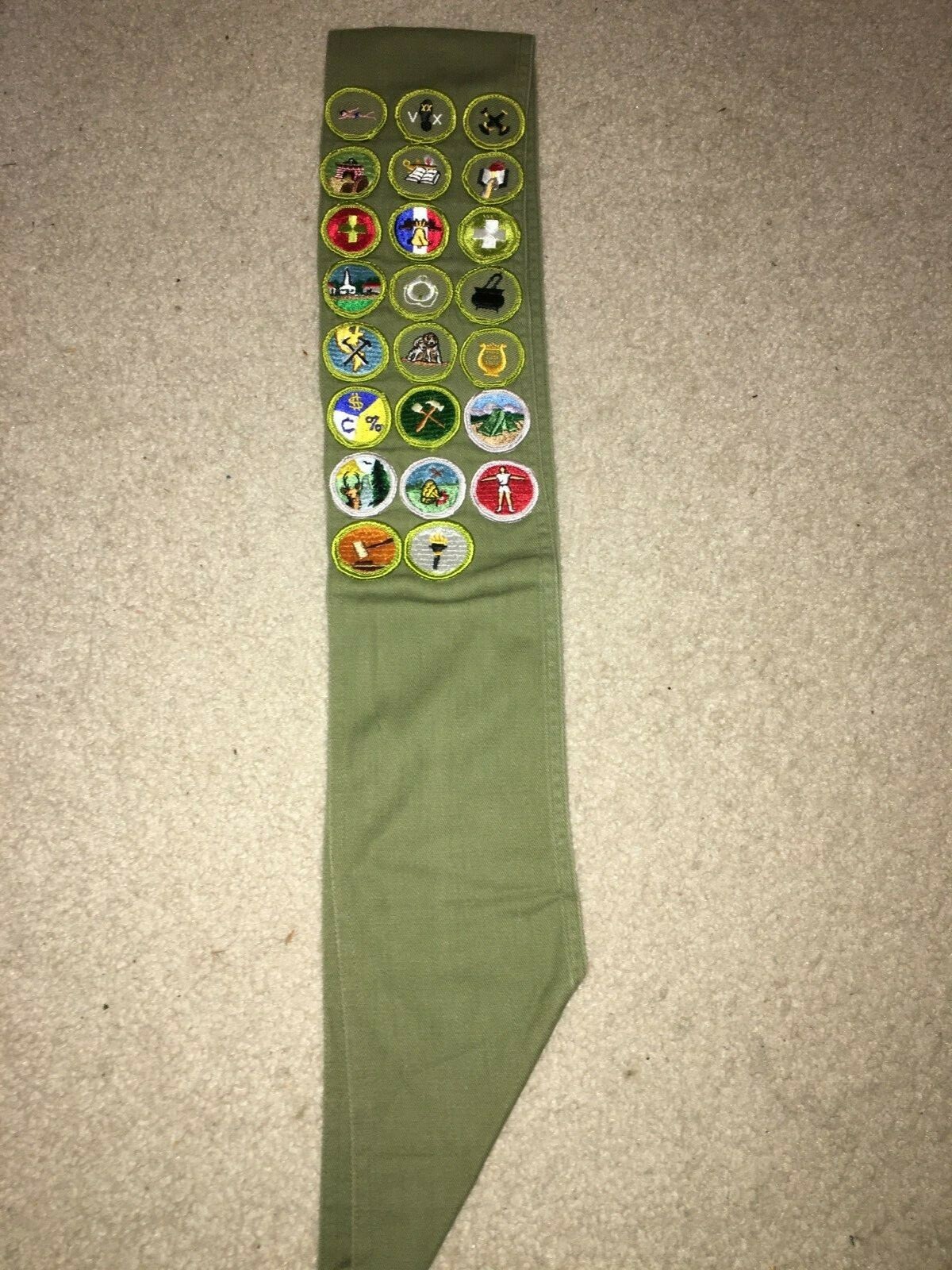 Boy Scout BSA 4 1/2 x 28 Dog Care Geology Nature Sports Merit Badge ...