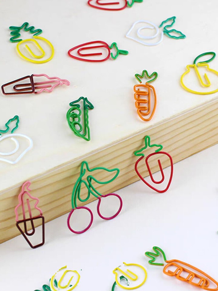 Two Tone Paper Clips Mini Paper Clips Bookmarks Small Paper Clips Stationery ∧ | eBay