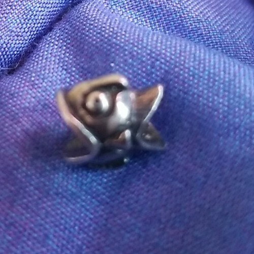 Authentic Trollbeads Sterling Silver Neither Bird nor Fish Bead Charm ...