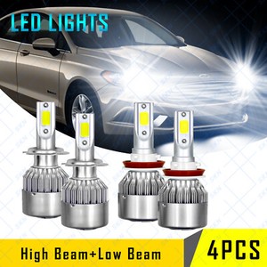 Combo LED Headlight Bulbs Fit for Ford Fusion 2006-2018 High Low Beam ...