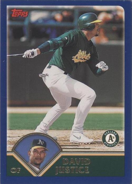 2003 Topps - David Justice #154 for sale online | eBay