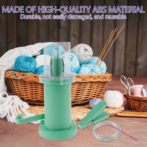 Mini Knitting Mill Hand Crank Knitting Machine Reusable Plastic ...