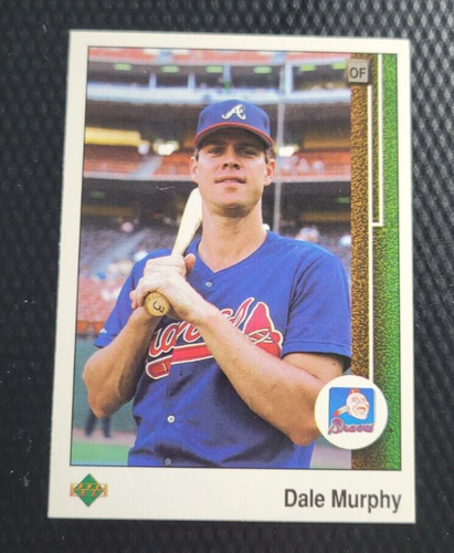 1989 Upper Deck DALE MURPHY Atlanta Braves MLB Baseball Corrected Card ...