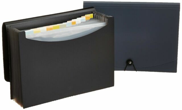AmazonBasics PBH2558 Expanding Organizer File Folder - 2 Pack for sale ...