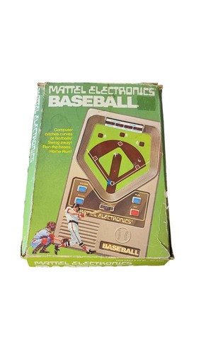 Mattel Inc. 1978 Handheld Mattel Electronic Baseball Game In Box ...