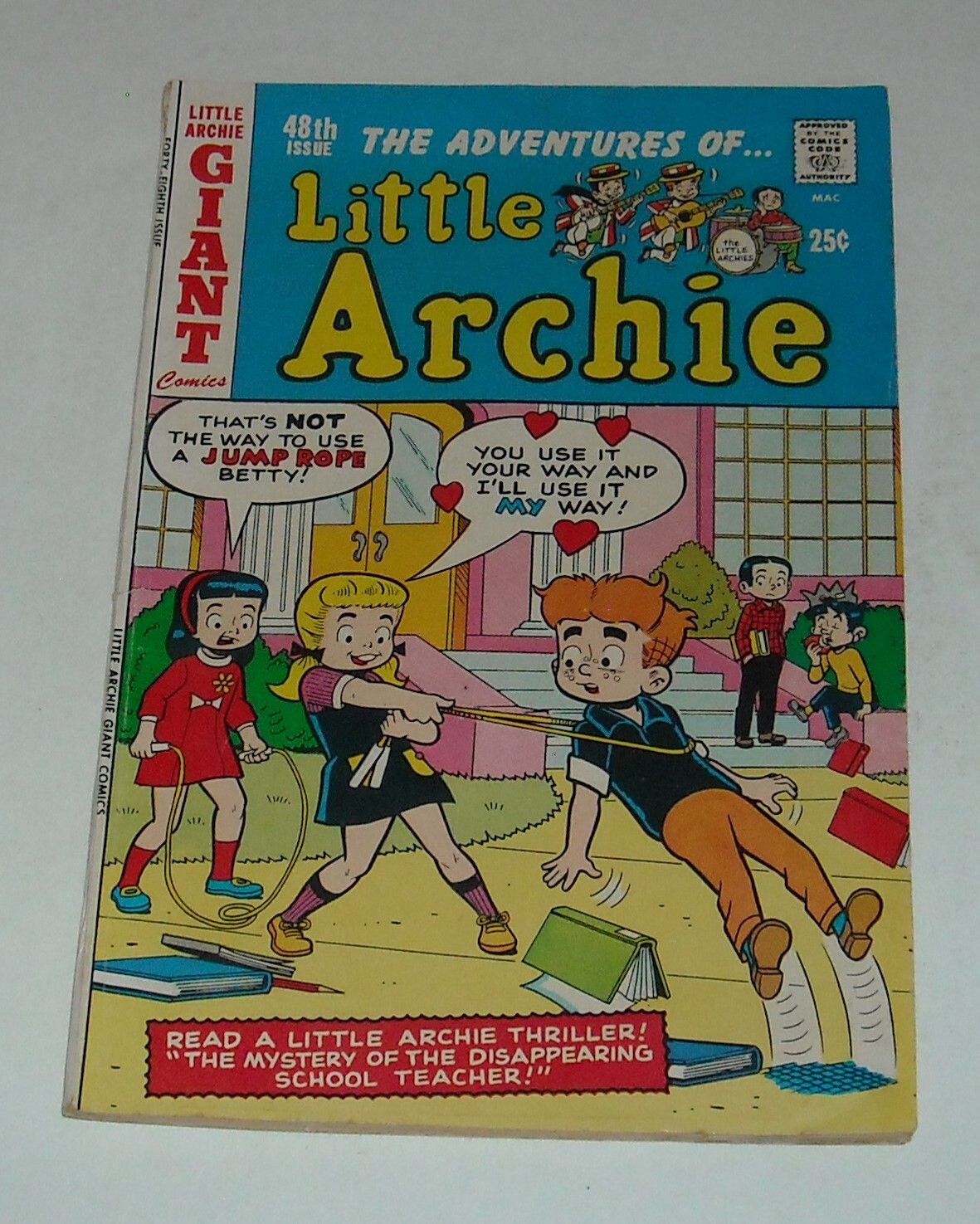 ADVENTURES of LITTLE ARCHIE # 48 ARCHIE COMICS July 1968 GIANT HUMOR | eBay
