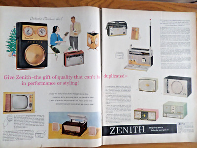 1959 Zenith Radios TV Television Phonographs Ad | eBay