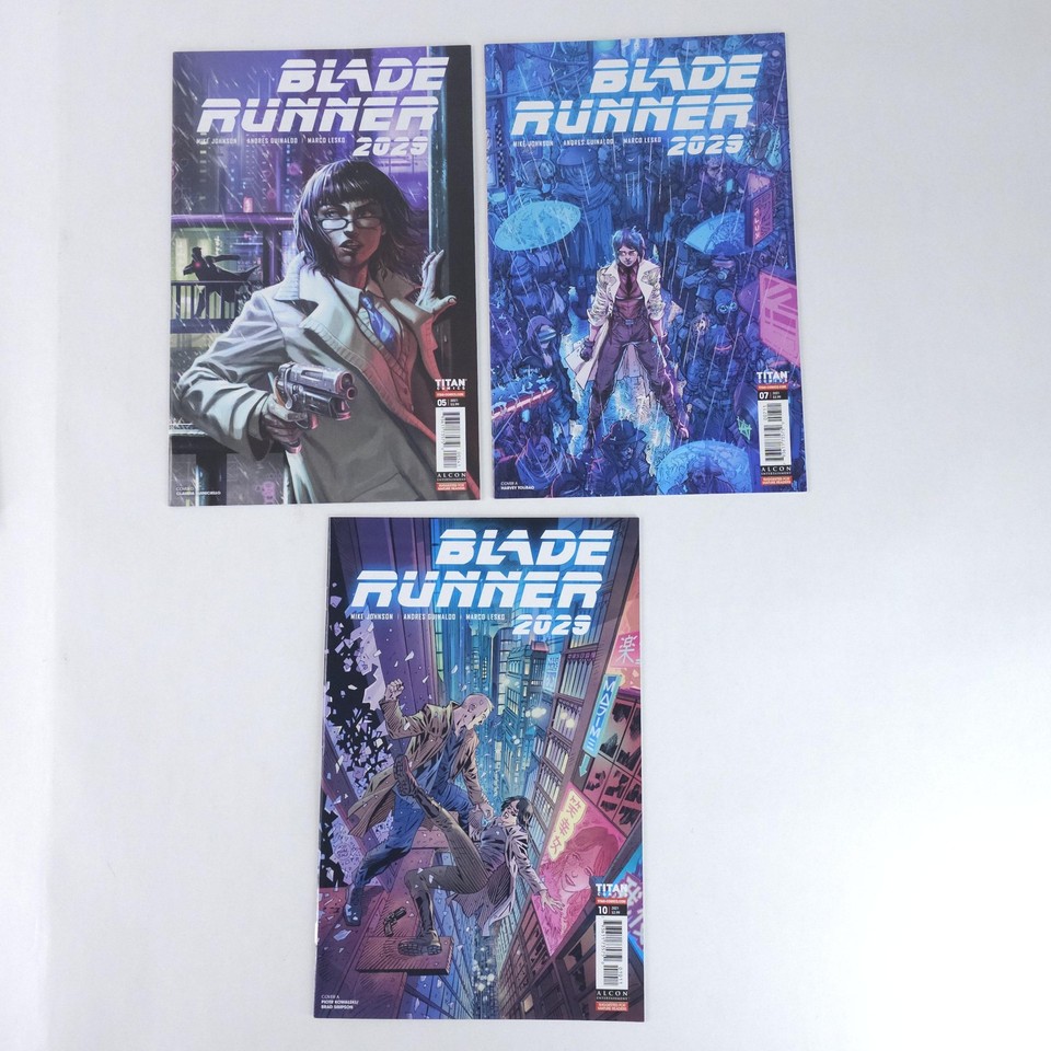 Blade Runner Comics Lot 9x Titan 2019 2029 Origins Variants Blank Cover ...
