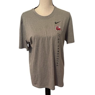 Nike Dri-Fit Gray South Carolina Go Gamecocks Men's Tee Size M Athletic ...