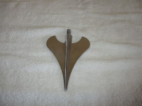 Guidon Spear - US Army WWII Chrome Spear Tip for Flag/Parade Pole 3/8 ...