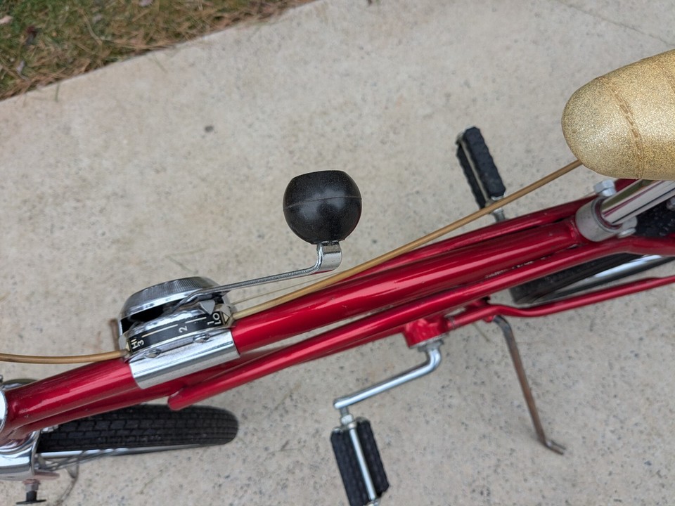 SCHWINN 1969 Bicycle 3 Speed STIK SHIFT STINGRAY 20 inch *Sting-ray RED ...