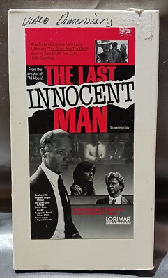 The Last Innocent Man- VHS Tape "Screening Copy" Pre-Owned VG+ 1987 | eBay
