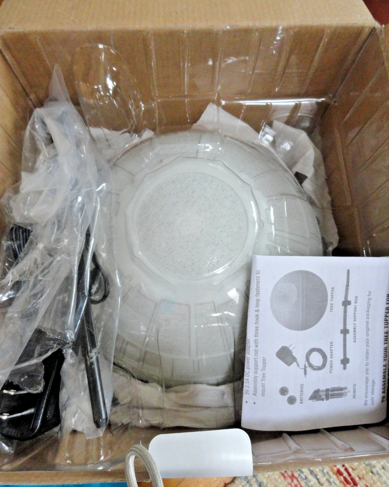 Hallmark Keepsake ORB TREE TOPPER Star Wars New Hope Storytellers ...