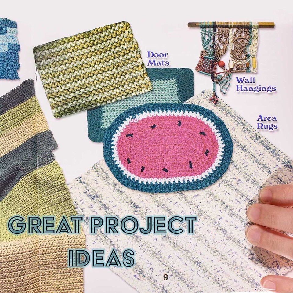 Craft Cord Home Décor Project Book for Macramé DIY Wall Hangings, Rugs ...