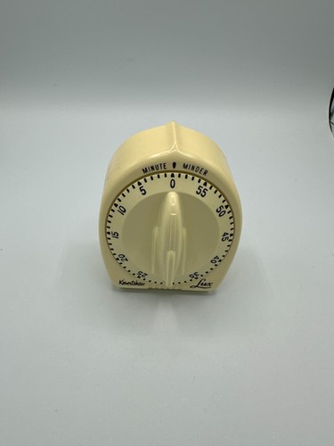 VINTAGE ROBERT SHAW LUX 60-MINUTE KITCHEN TIMER KNOB AND BELL WORK | eBay