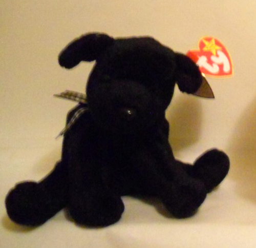 Ty Beanie Baby "LUKE" Black Lab Dog Original Stuffed Toy 1999 (All Tags ...