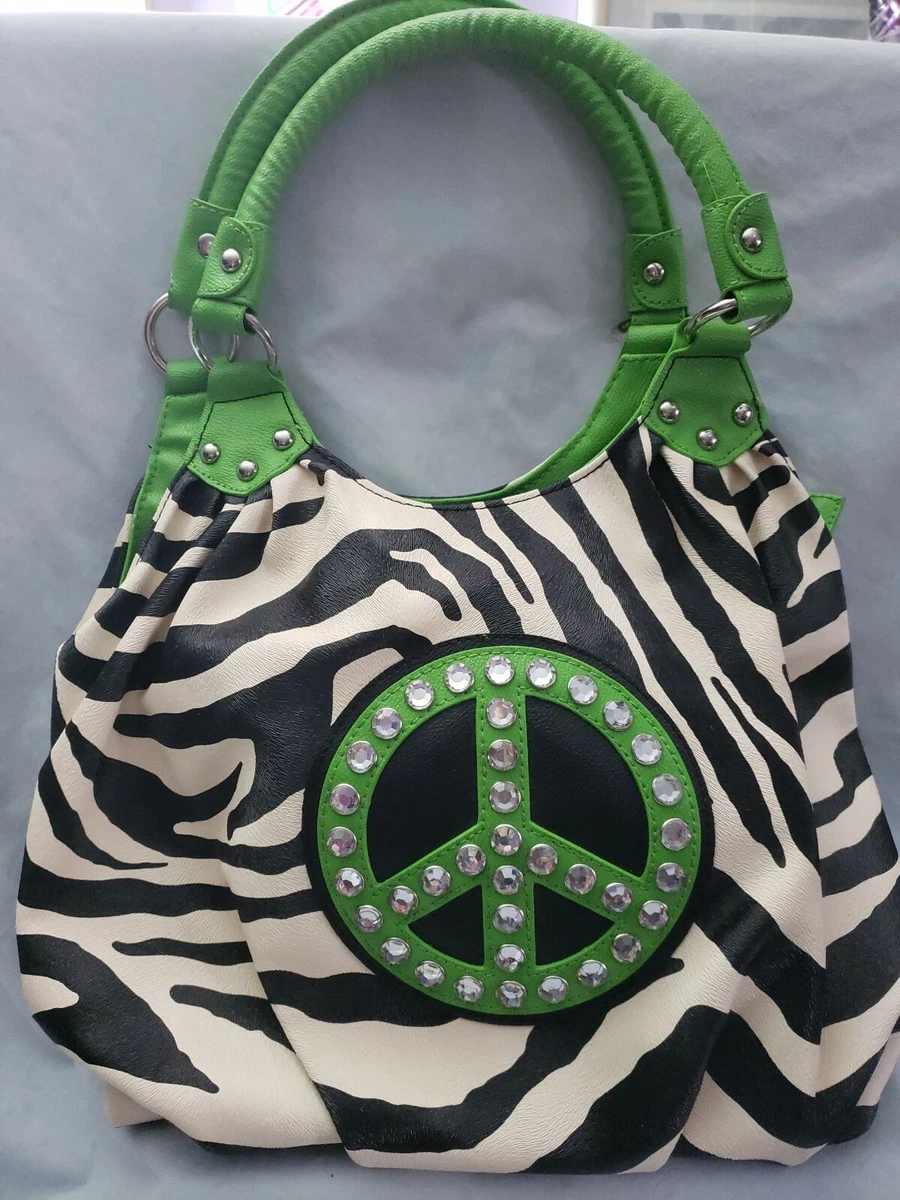 Zebra Print Peace Signs