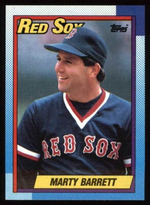 1990 Topps #355 Marty Barrett Red Sox 8 - NM/MT | eBay