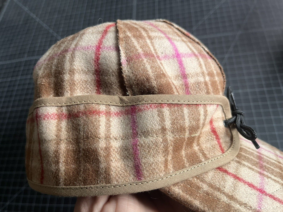 Stormy Kromer Wool Ida Kromer Cap Mapleberry Plaid 7 3/8 USA New ...