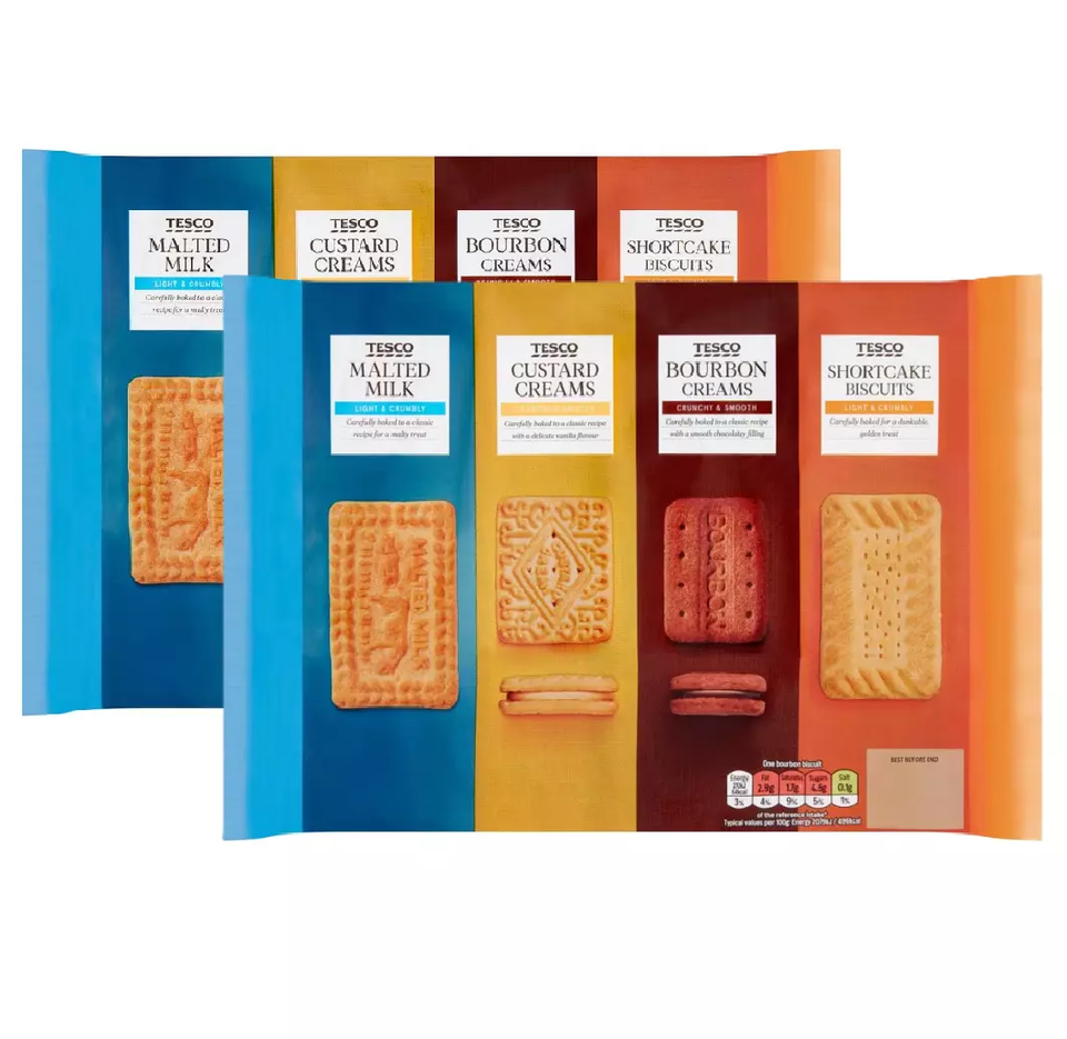 Tesco Variety Pack Biscuits Selection 700G | eBay UK