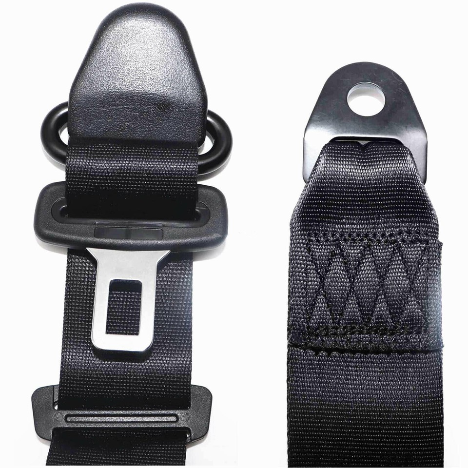 Seat Belt Strap 2 Retractable 3-Point Safety Seat Belts - Adjustable ...